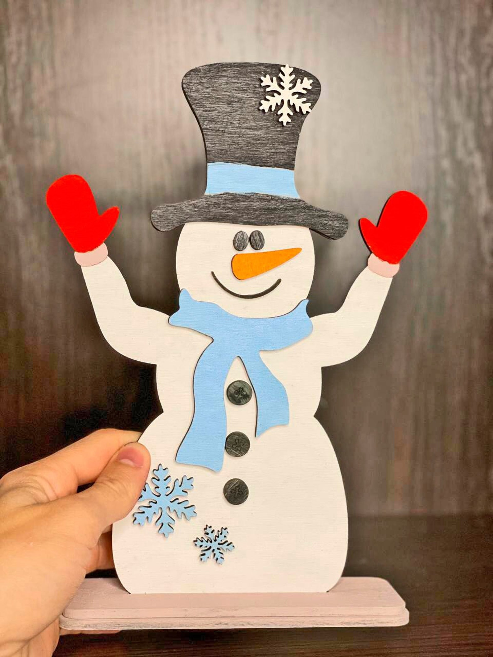 Standing Snowmen SVG ,snowman Laser Cut File Let It Snow,glowforge Svg ...