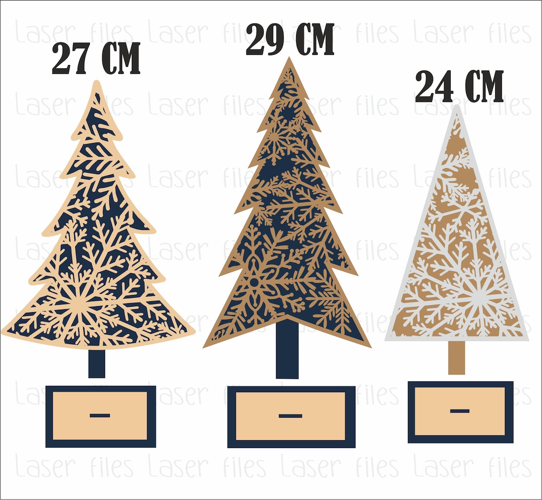 Standing Christmas Tree Laser Cut File,christmas Tree Laser File ...