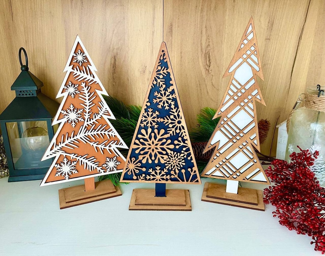 Standing Christmas Tree Laser Cut File,christmas Tree Laser File ...