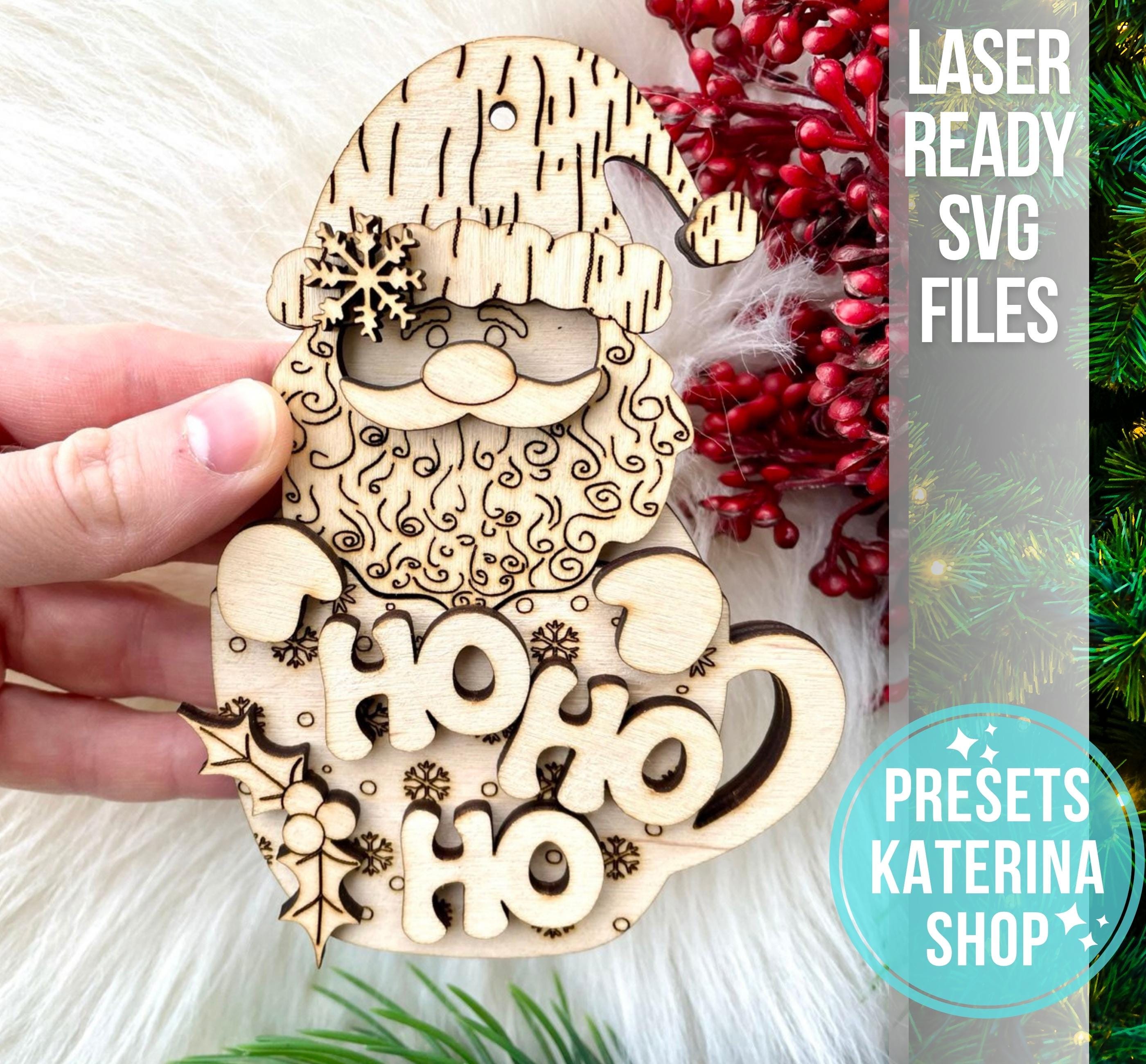 Santa Cocoa Mug Ho Ho Ho SVG File ,santa Shelf Sitter Digital Cut File ...