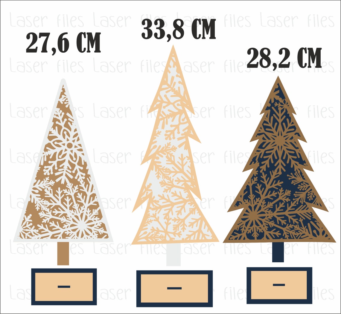 Standing Christmas Tree Laser Cut File,christmas Tree Laser File ...