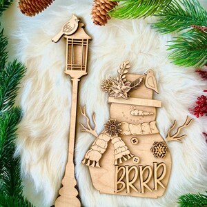 Snowman Laser Cut File,winter Snowman Snowflake Laser File, Glowforge ...