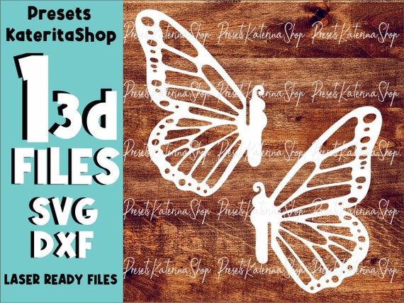 3D Butterflies Svg SVG Digital Download for Glowforge or - Etsy