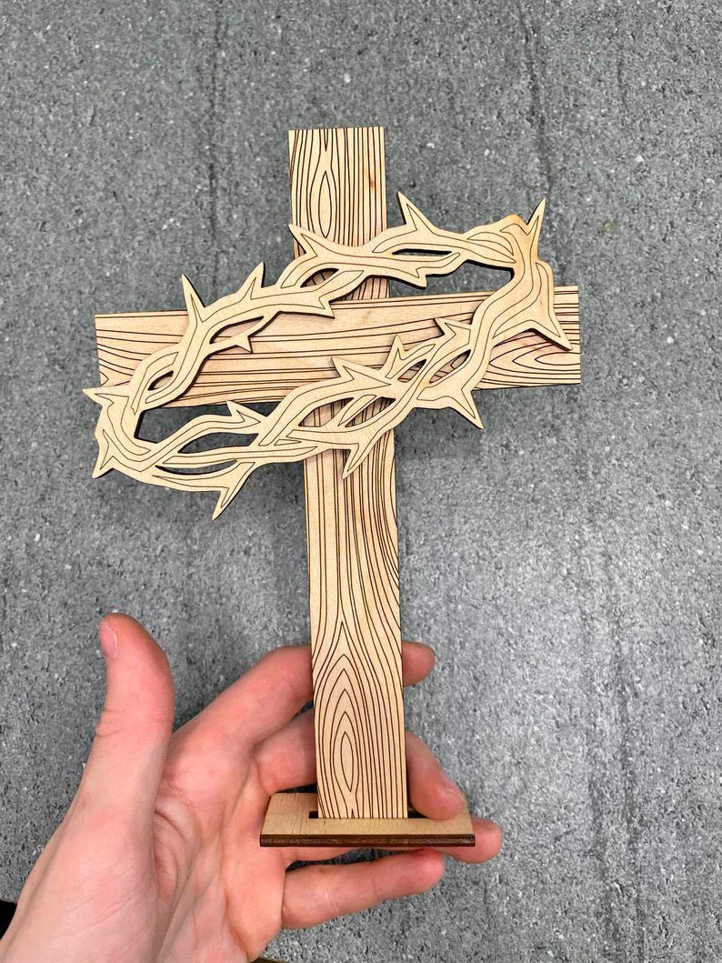 Pallet Rustic Cross File SVG, Farmhouse Glowforge,crosses SVG Digital ...