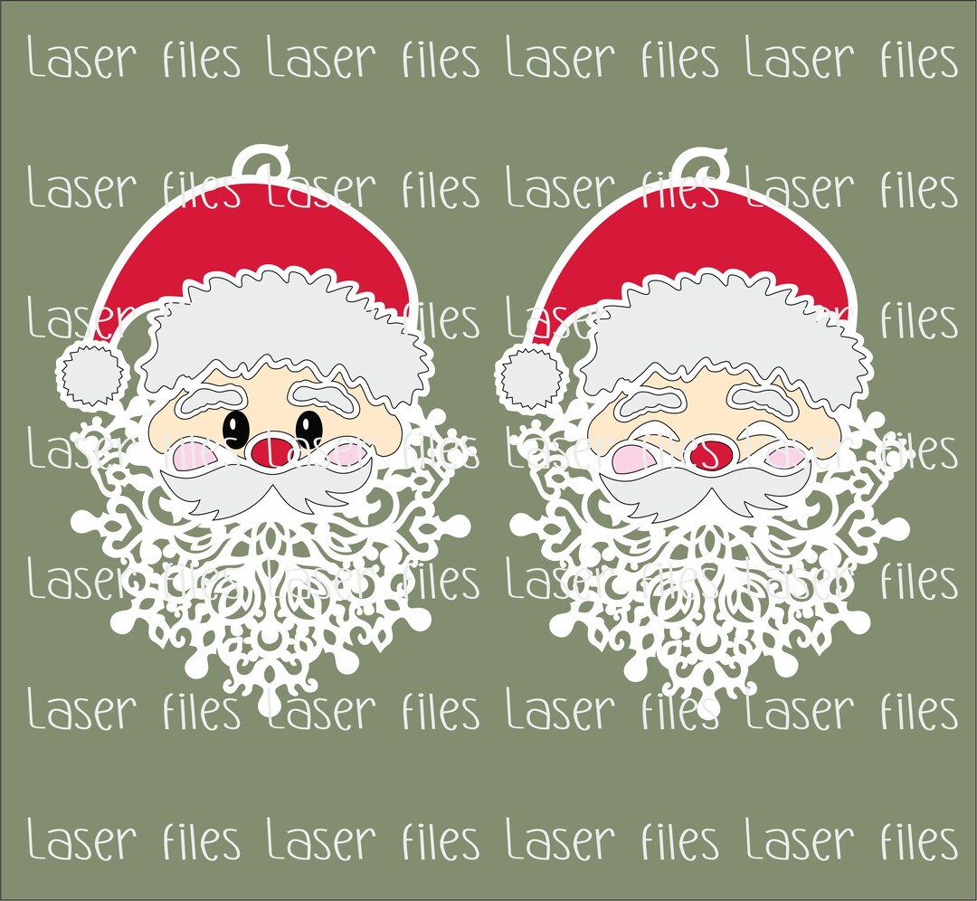 Santa Ornament Svg ,christmas Ornament Svg , Stocking Tag Svg ,cute ...