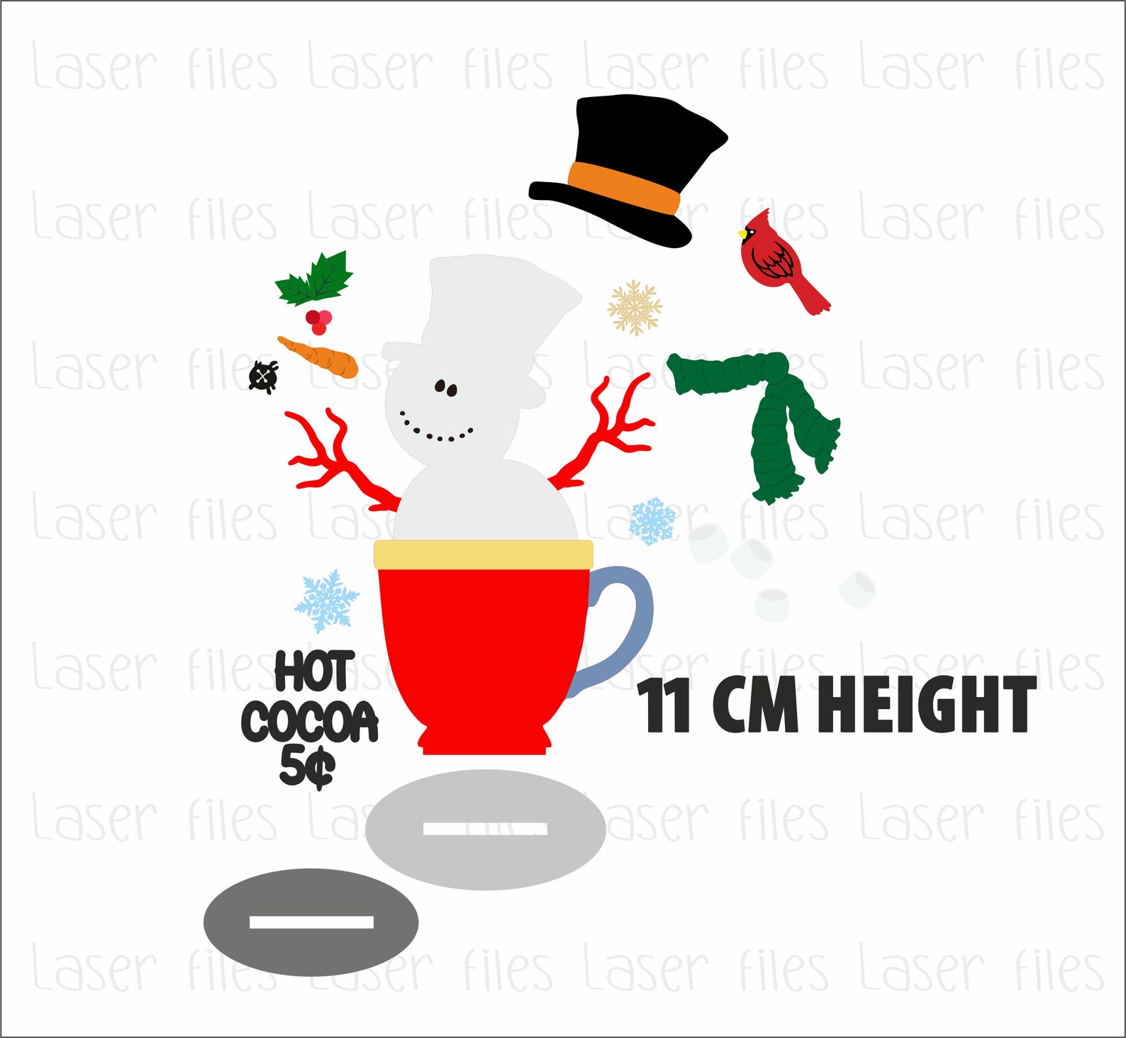 Hot Cocoa Snowman Mug SVG File ,hot Cocoa Bar SVG , Snowman Shelf ...