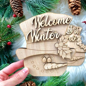 Winter Snowman Head SVG Snowbird Cardinal Winter SVG Snowman Laser Cut ...
