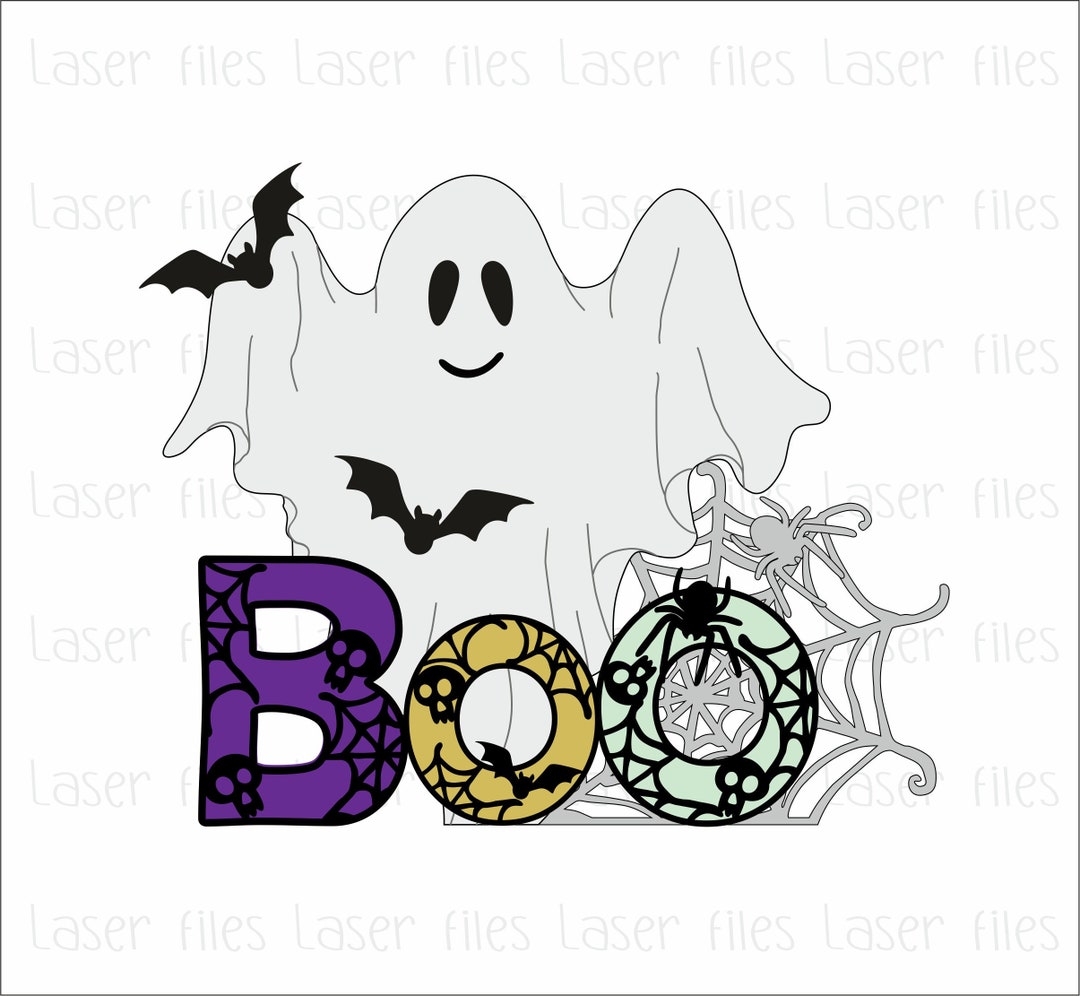 Halloween Ghost Countdown SVG File /shelf Sitter /standing Ghost SVG ...