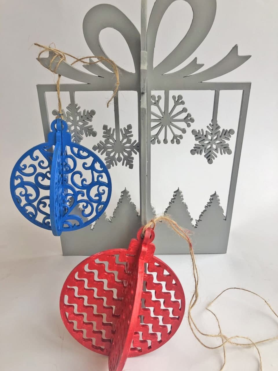 3D Standing Christmas Presents Set of 3 - SVG Digital Download for ...