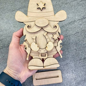 Cowboy Sheriff Dwarf SVG File ,gnome on the Shelf, Cowboy Gnome , Gnome ...