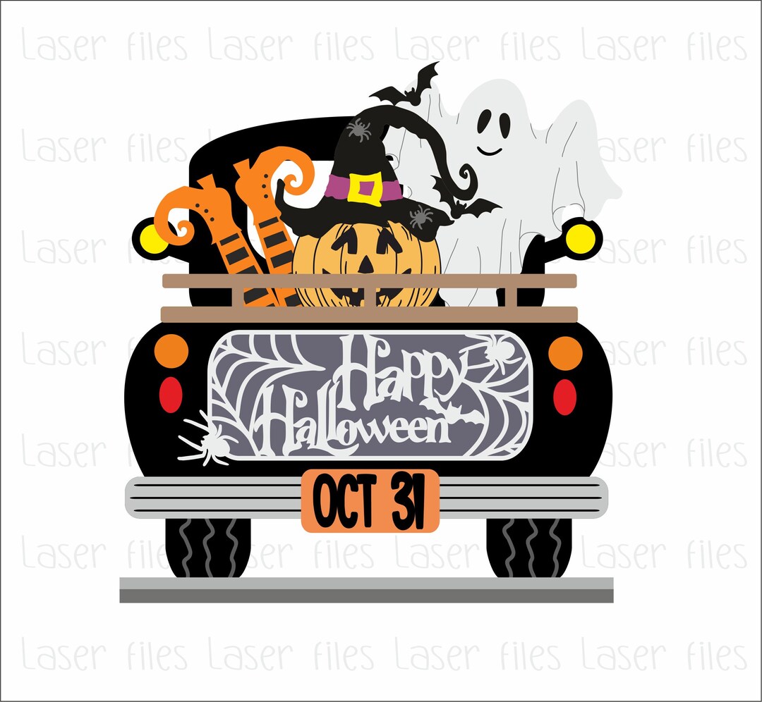 Pumpkin Truck Svg,truck Svg, Laser Cut File,interchange Truck Svg ...