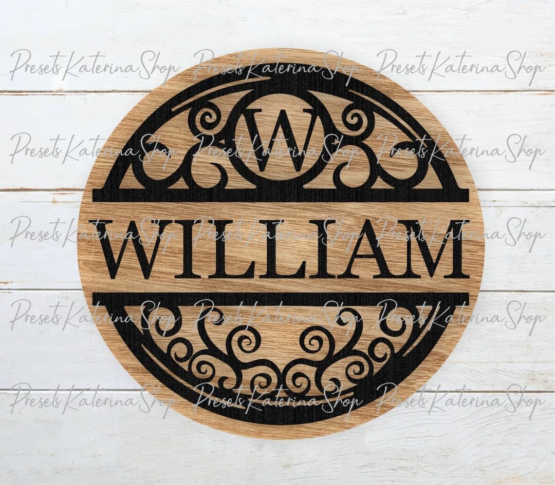 Personalized Monogram Svg,personalized Home Signage,svg File Download ...