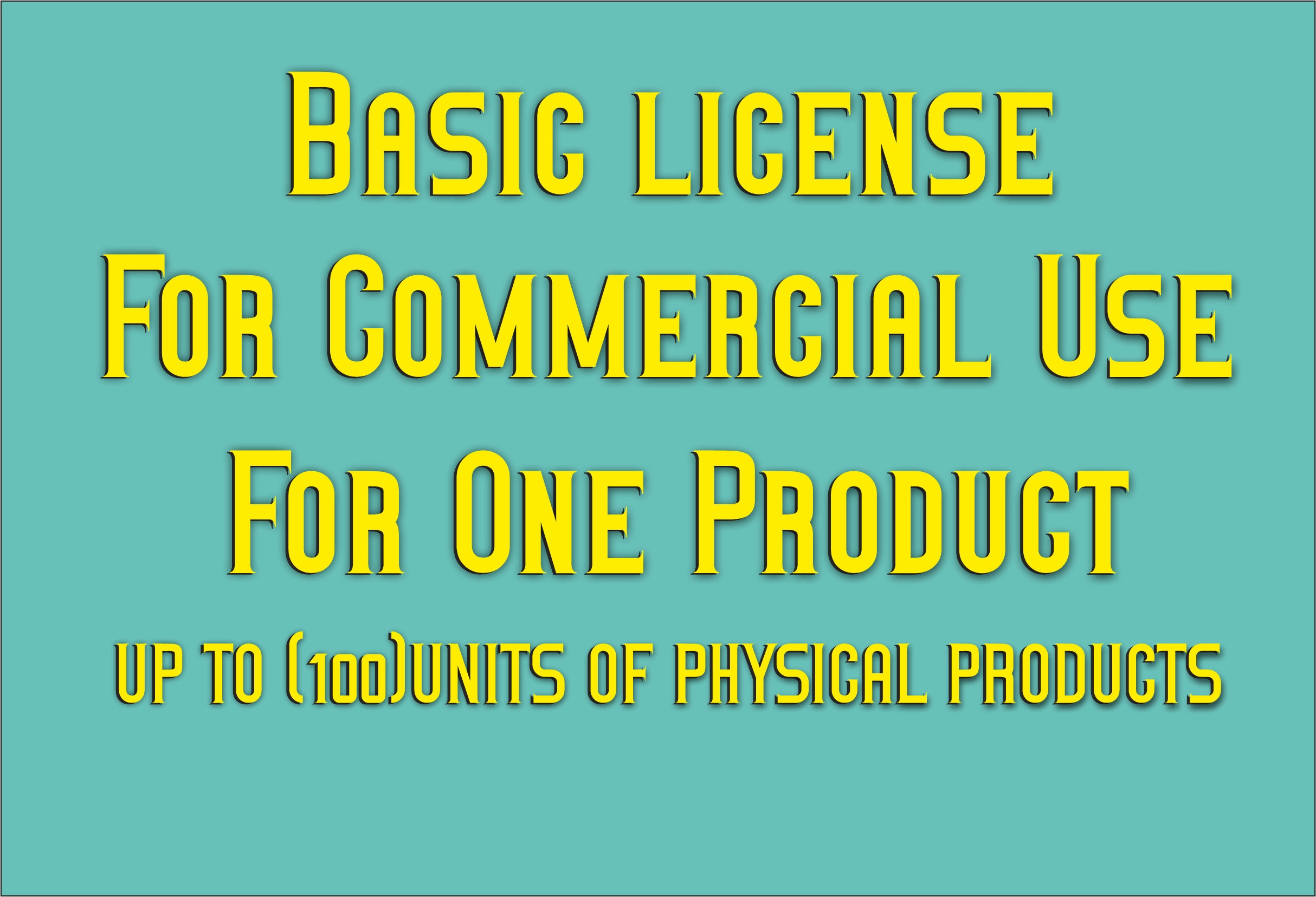COMMERCIAL LICENSE for One Digital Design for One Person for One ...