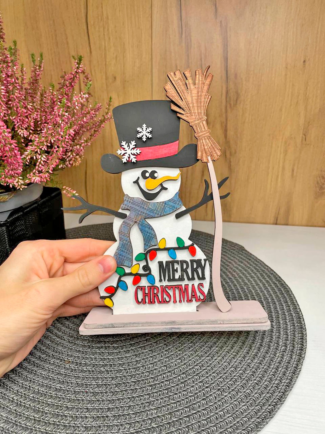 Standing Snowmen SVG Snowman Laser Cut File Let It - Etsy