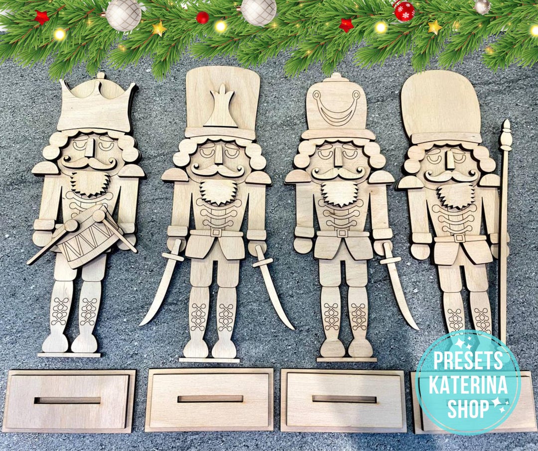 Standing Nutcracker Shelf Sitter SVG File ,standing Nutcracker SVG File ...