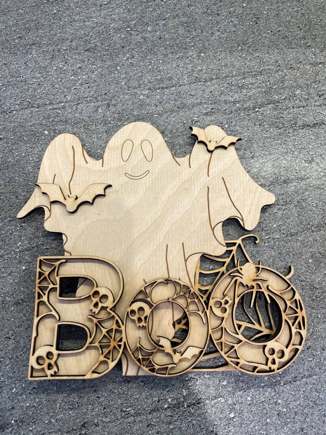 Halloween Ghost Countdown SVG File,laser Cut File ,standing Ghost SVG ...