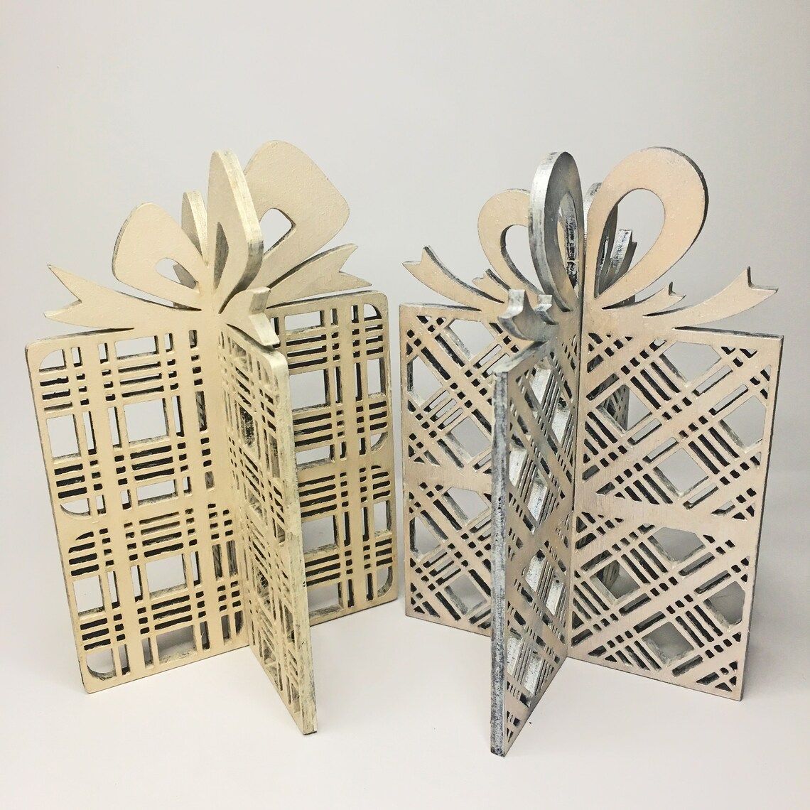 3D Standing Christmas Presents Set of 5 - SVG Digital Download for ...