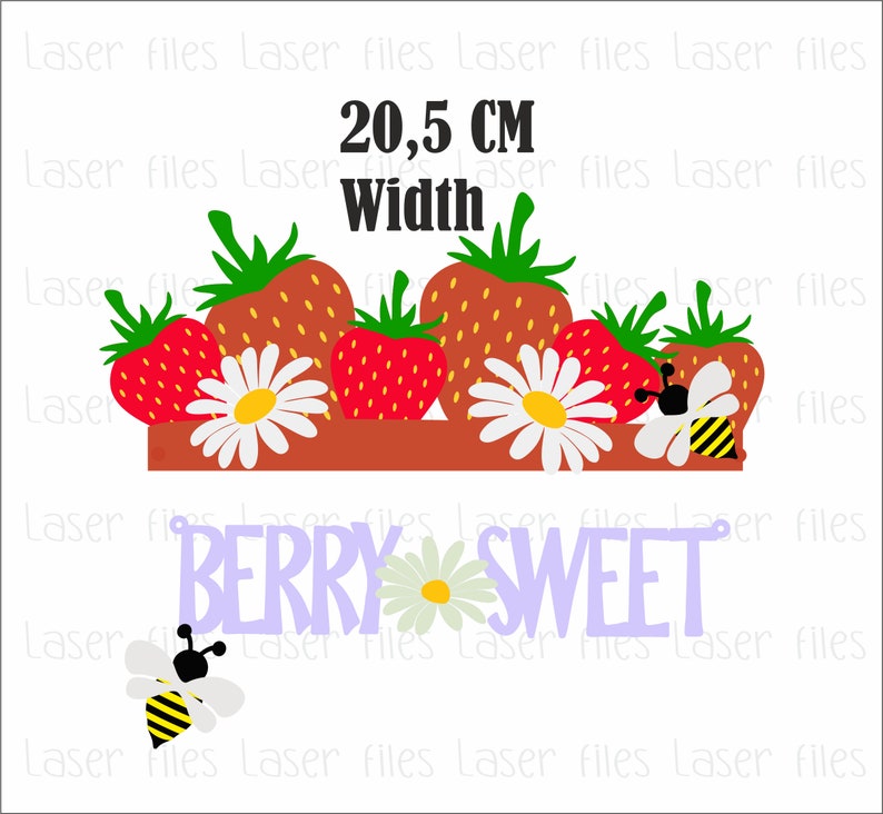 Strawberries for the Flower Stand Interchangeable File SVG, Fruit ...