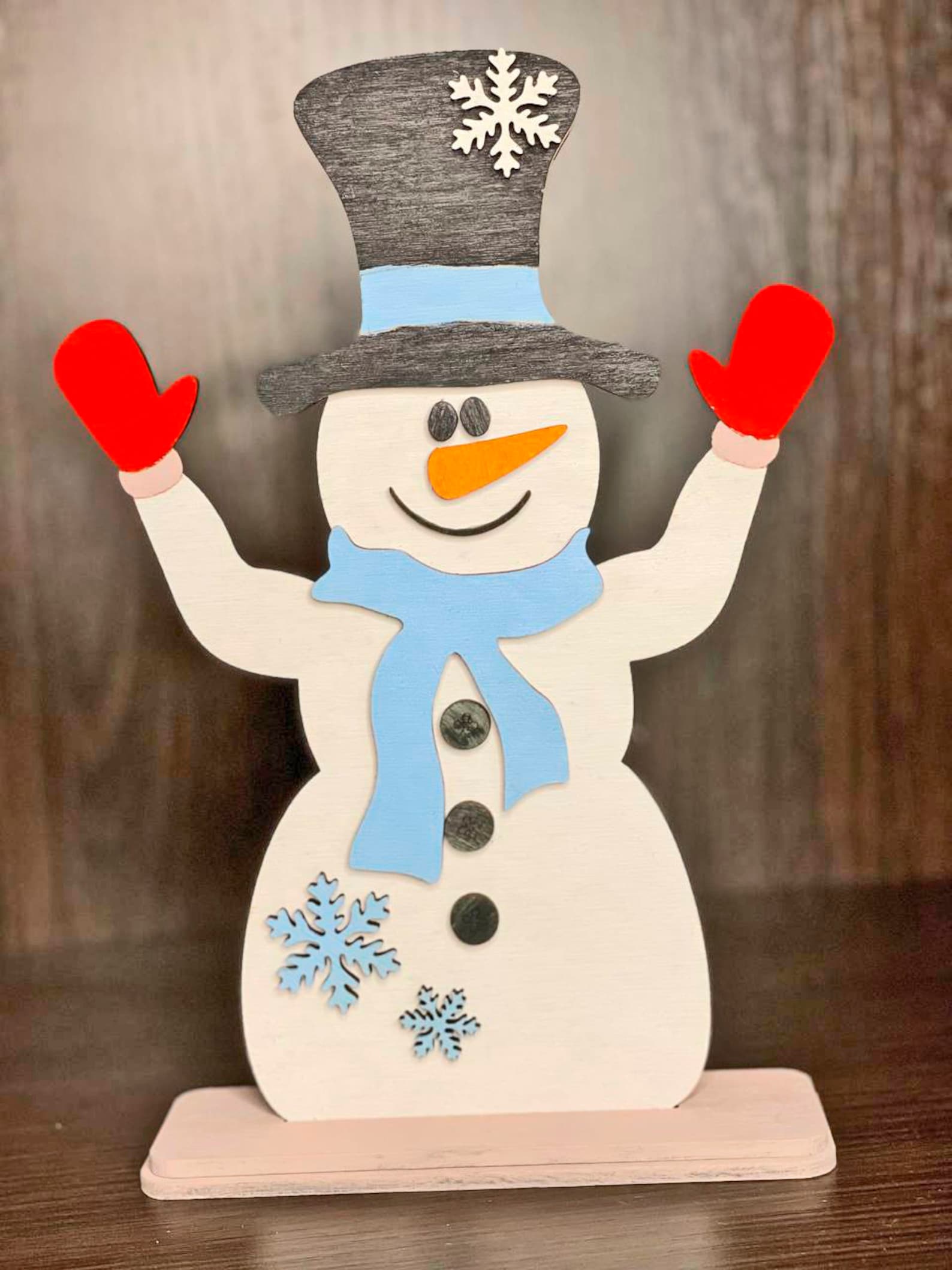 Standing Snowmen SVG ,snowman Laser Cut File Let It Snow,glowforge Svg ...