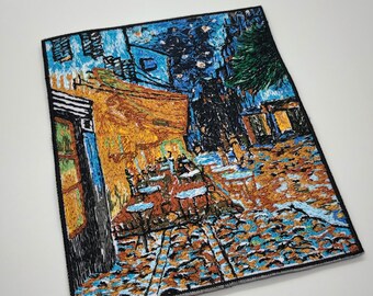 Irises Machine Embroidery Design Van Gogh Iris Flower in Saint-rémy ...