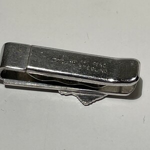 Vintage Sterling Silver Bass Tie Clasp by Anson 1.25" - Etsy