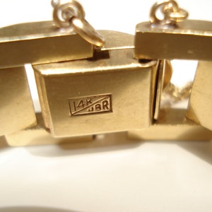 14kt Gold Flip Top Hidden Watch Bracelet Vintage Mechanical Ladies ...