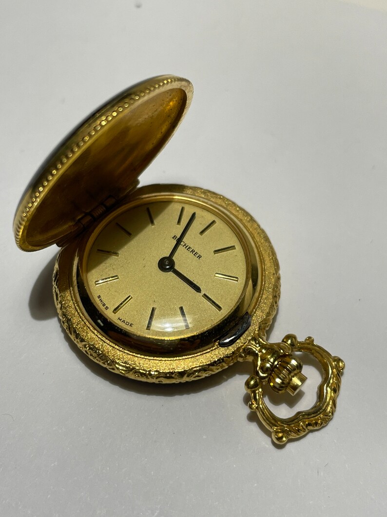 Bucherer Fancy Enamel Hunt Case Pocket or Pendant Watch - Etsy