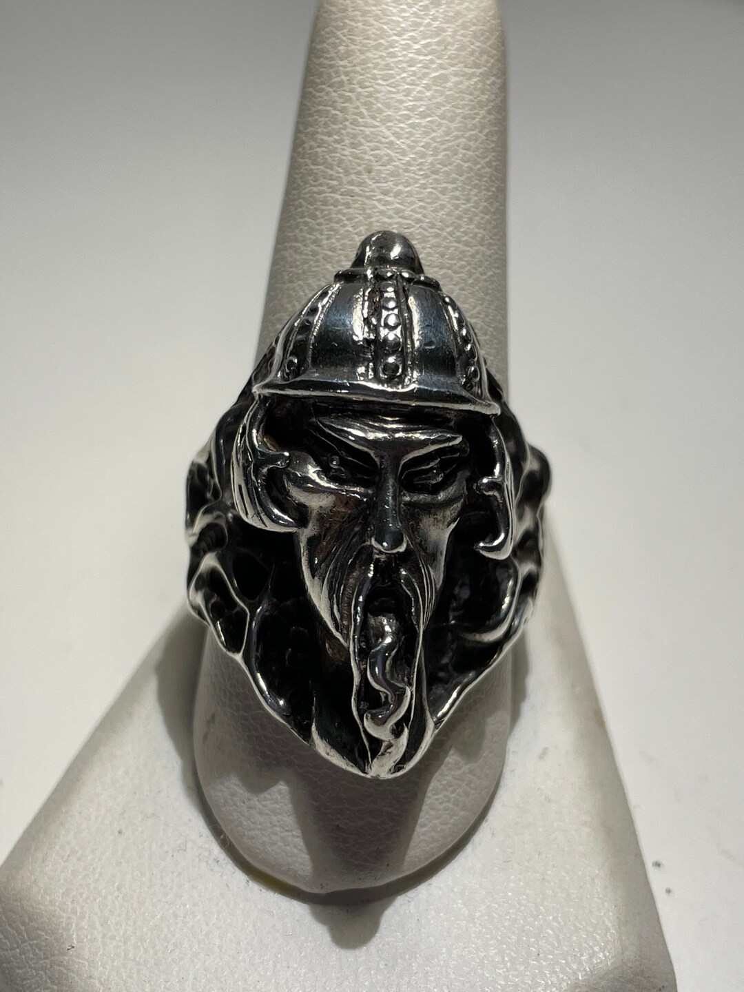 Fu Manchu Asian Character Sterling Silver Ring Size 11.5 - Etsy