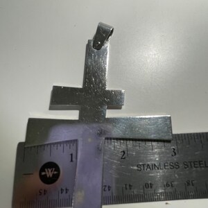 Millicent Rogers Vintage Huge 4" Sterling Silver Patriarchal Double ...