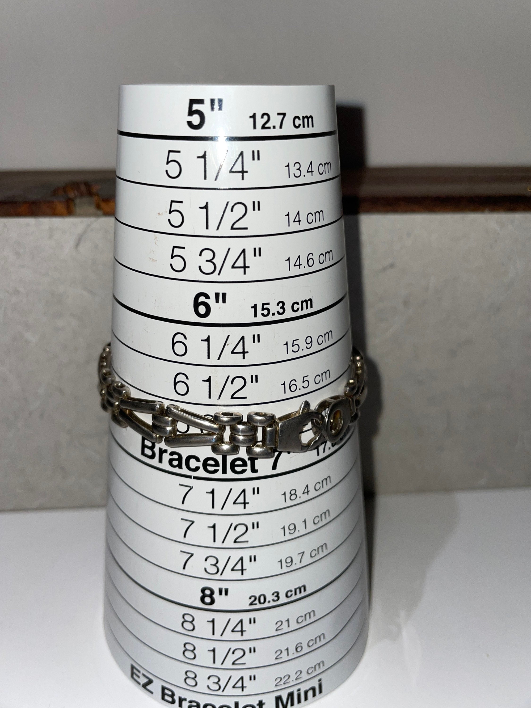 Sterling Silver Hinged Gate Link Bracelet 7 Made in - Etsy