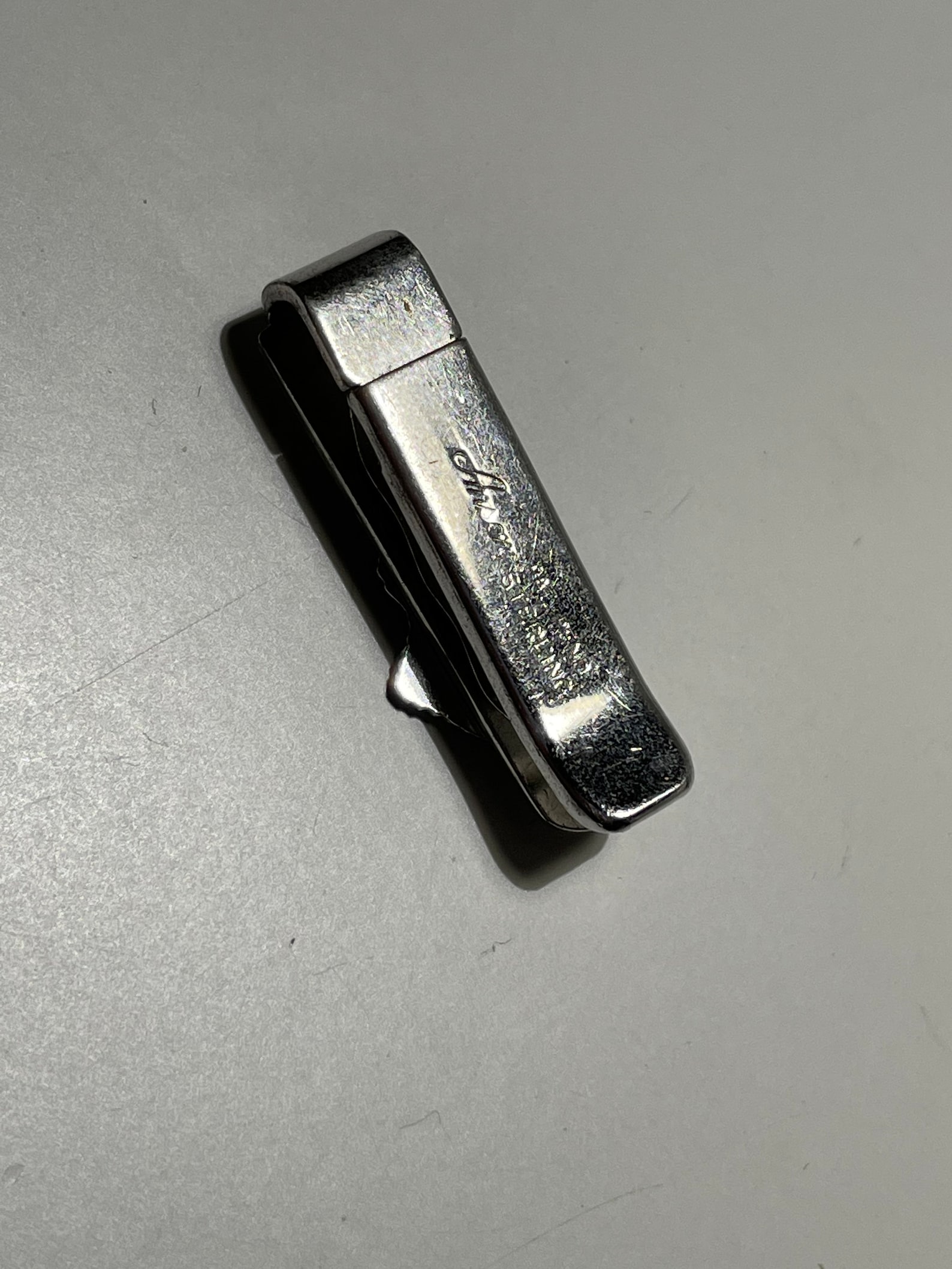 Vintage Sterling Silver Bass Tie Clasp by Anson 1.25" - Etsy