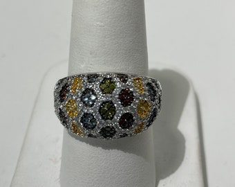 Italian Cz Ring - Etsy