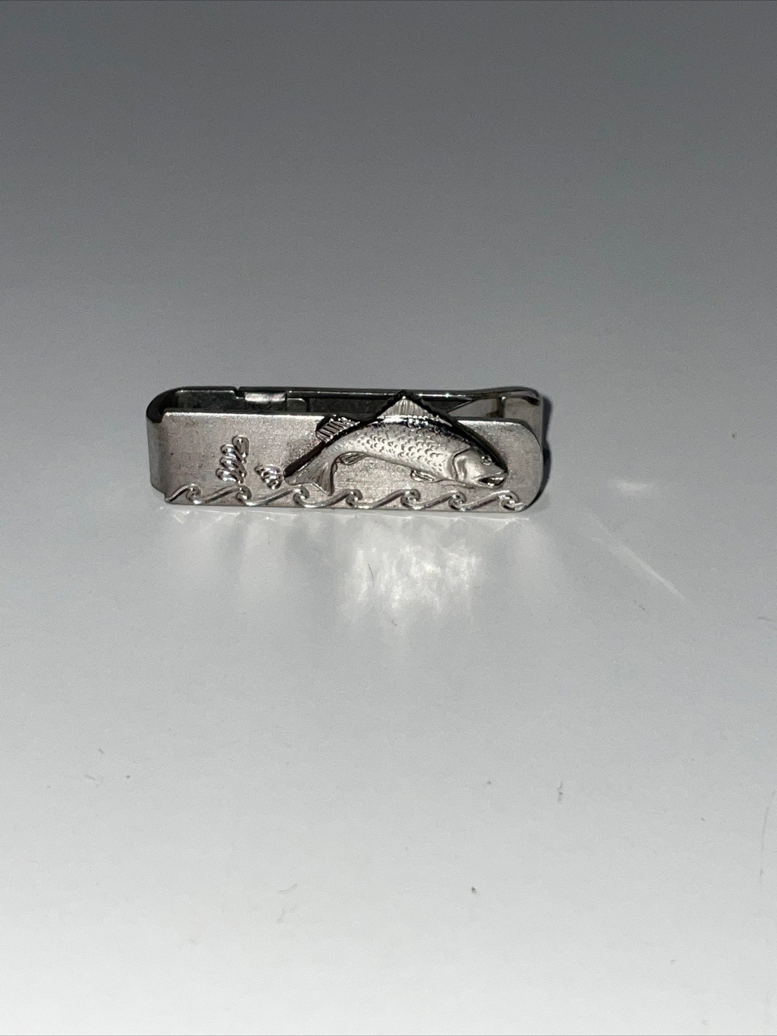 Vintage Sterling Silver Bass Tie Clasp by Anson 1.25" - Etsy