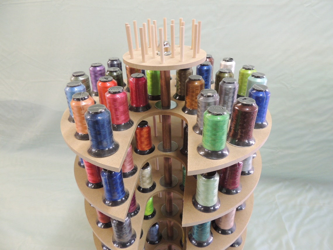 Thread Storage Carousel Micro 13 Stores 180 Spools FREE | Etsy