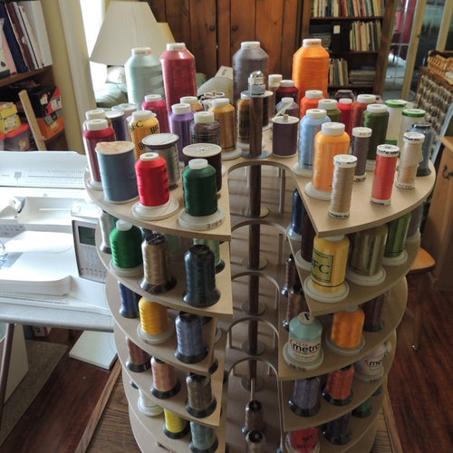 Thread Storage Carousel Micro 13 Stores 180 Spools FREE | Etsy