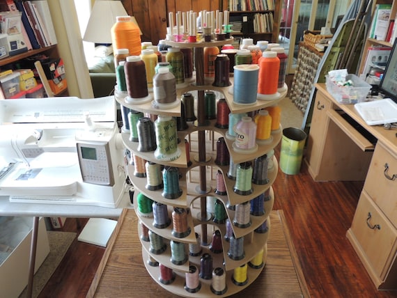 Thread Storage Carousel Micro 13 Stores 180 Spools FREE | Etsy