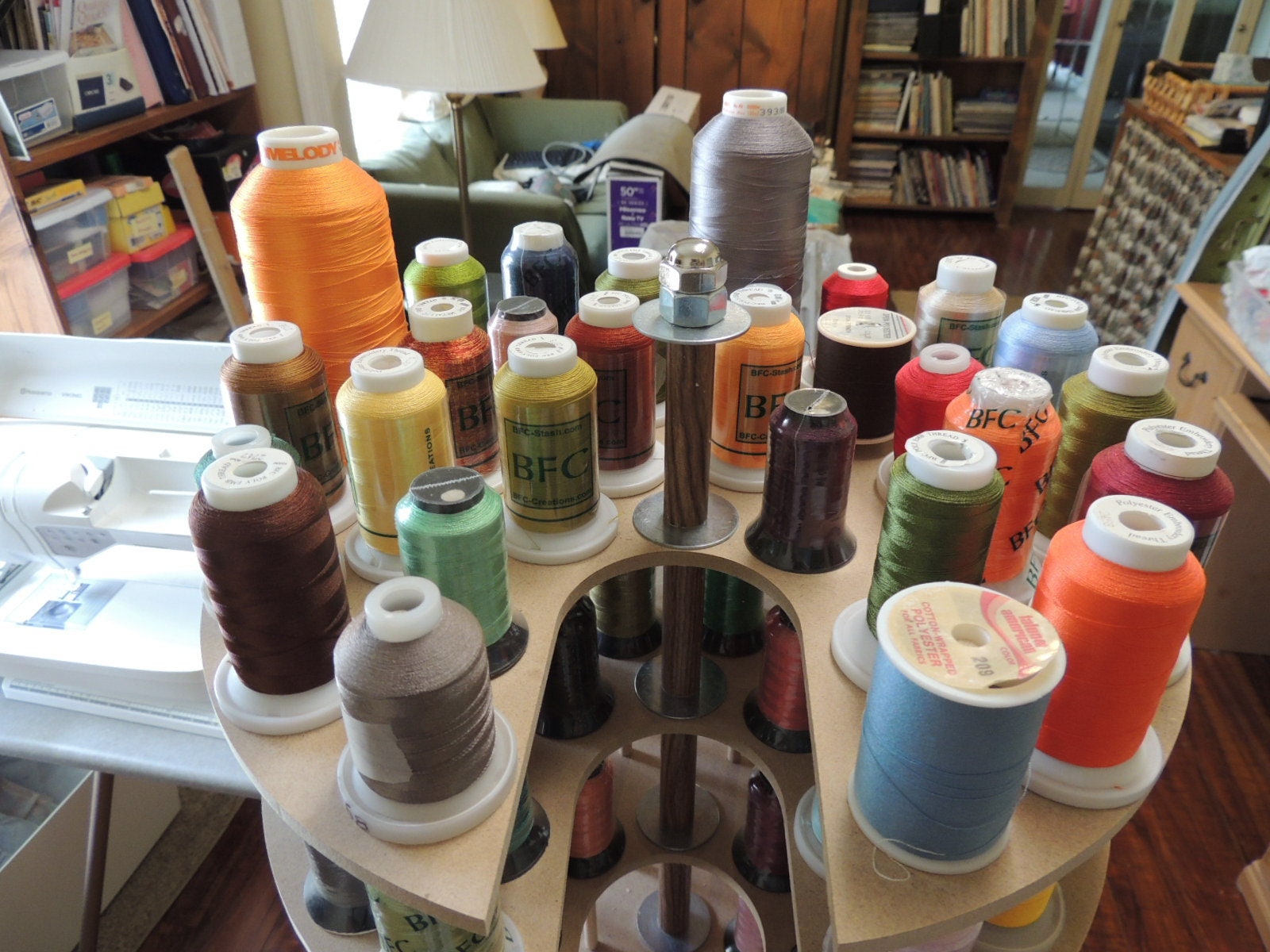 Thread Storage Carousel Micro 13 Stores 180 Spools FREE | Etsy