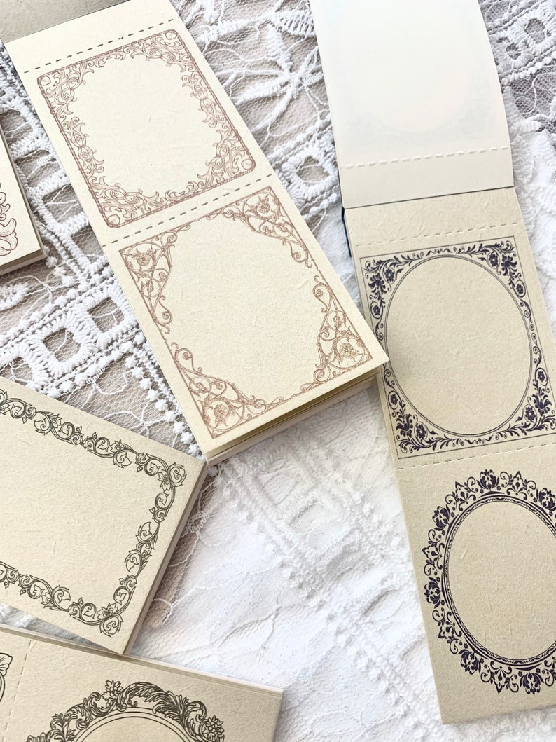 Ephemera Paper Baroque Frame. Ephemera Paper Note Paper - Etsy