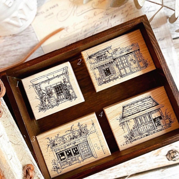 House Rubber Stamp - Etsy