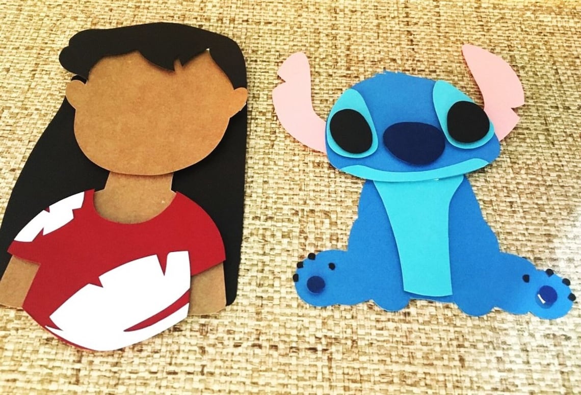 Lilo & Stitch Paper Cut Template (digital File) - Etsy