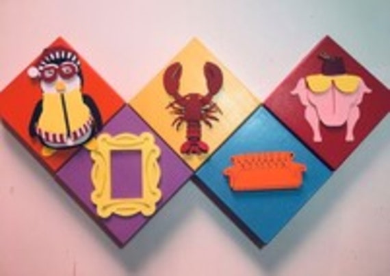 Paper Cut Template Friends Icons | Etsy