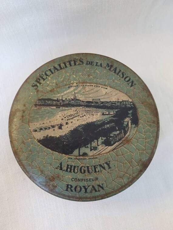 Vintage French Sweet Tin. | Etsy