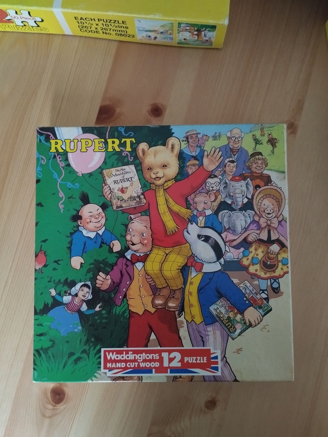 Vintage Rupert Bear Jigsaw. Wood, Hand Cut. - Etsy