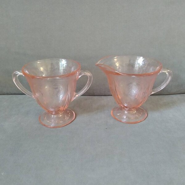 Pink Hazel Atlas Jug - Etsy