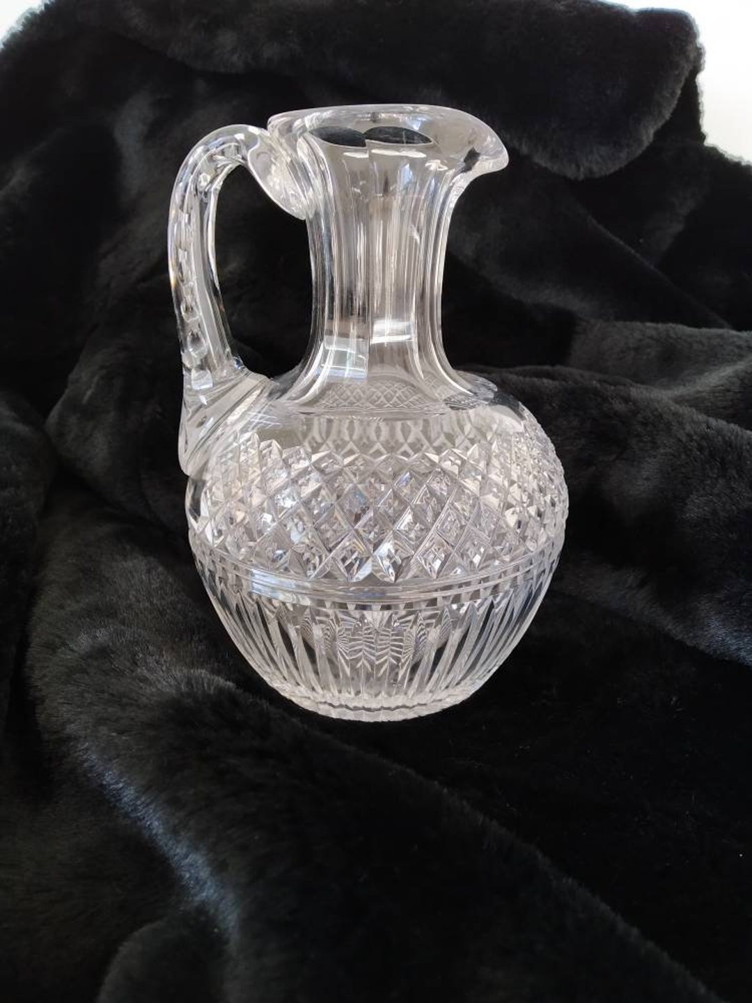 Cut Glass Water Jug. - Etsy