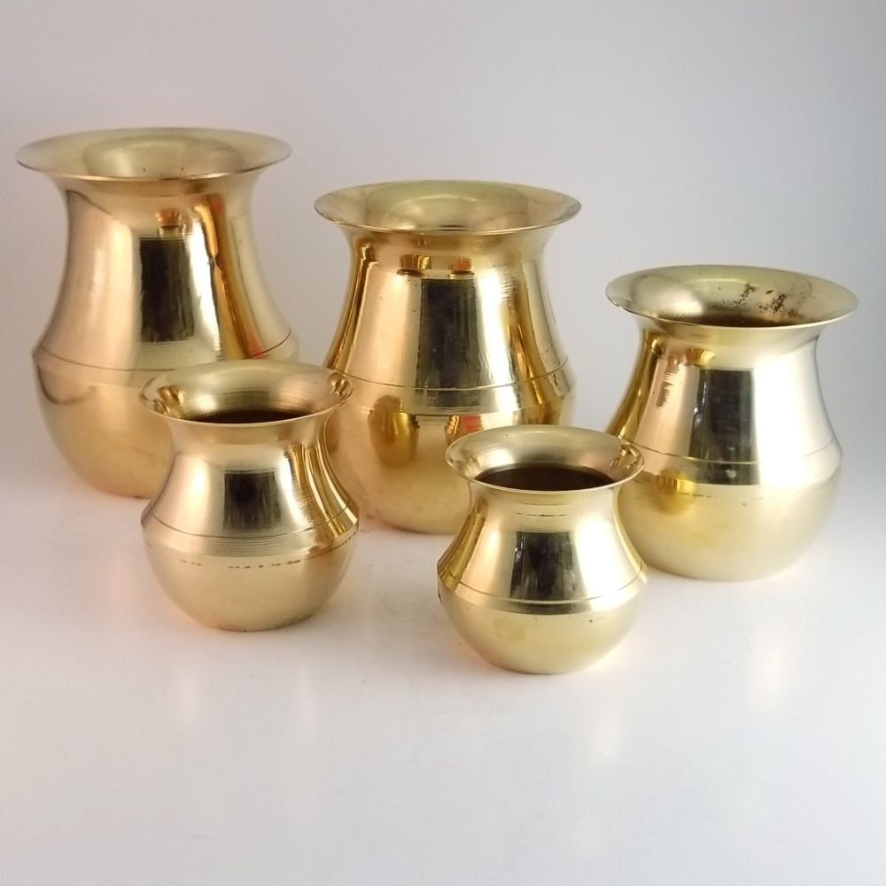 Figurines temple collection small matka antique old kitchen ware 3' x 5 ...