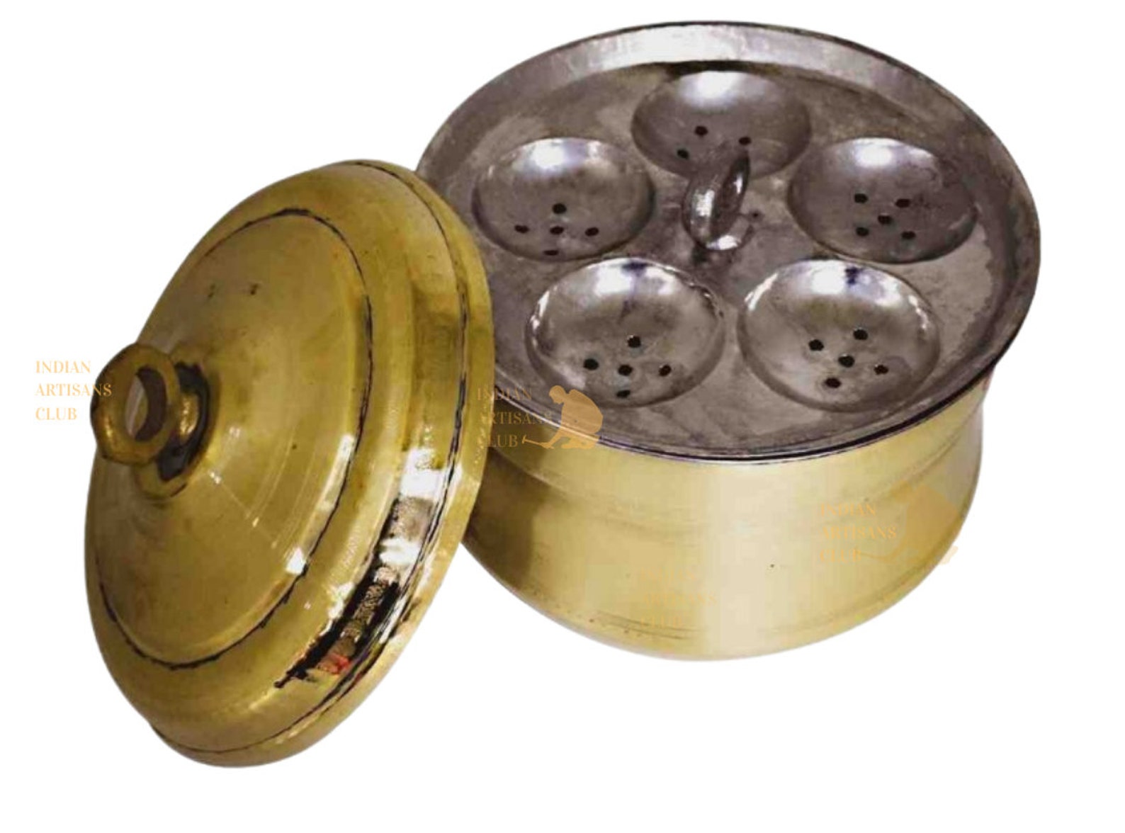 Pure Brass Idli PathramIdly SteamerIdli Maker with Khalai 2 | Etsy