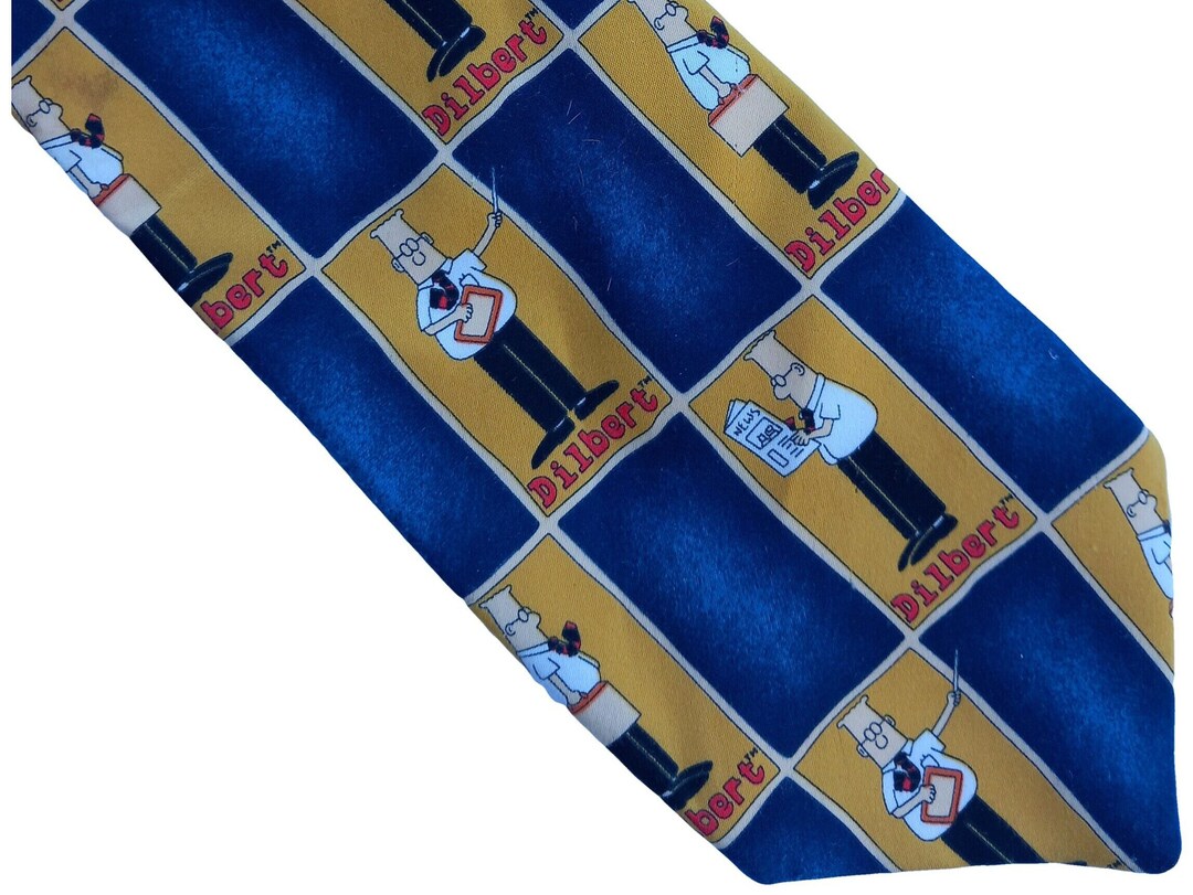 Dilbert Tie by St Michael - Etsy