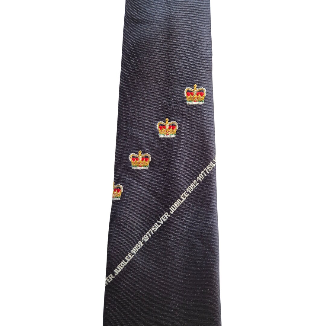 HM Queen Elizabeth II Silver Jubilee 1952-1977 Woven Tie - Etsy