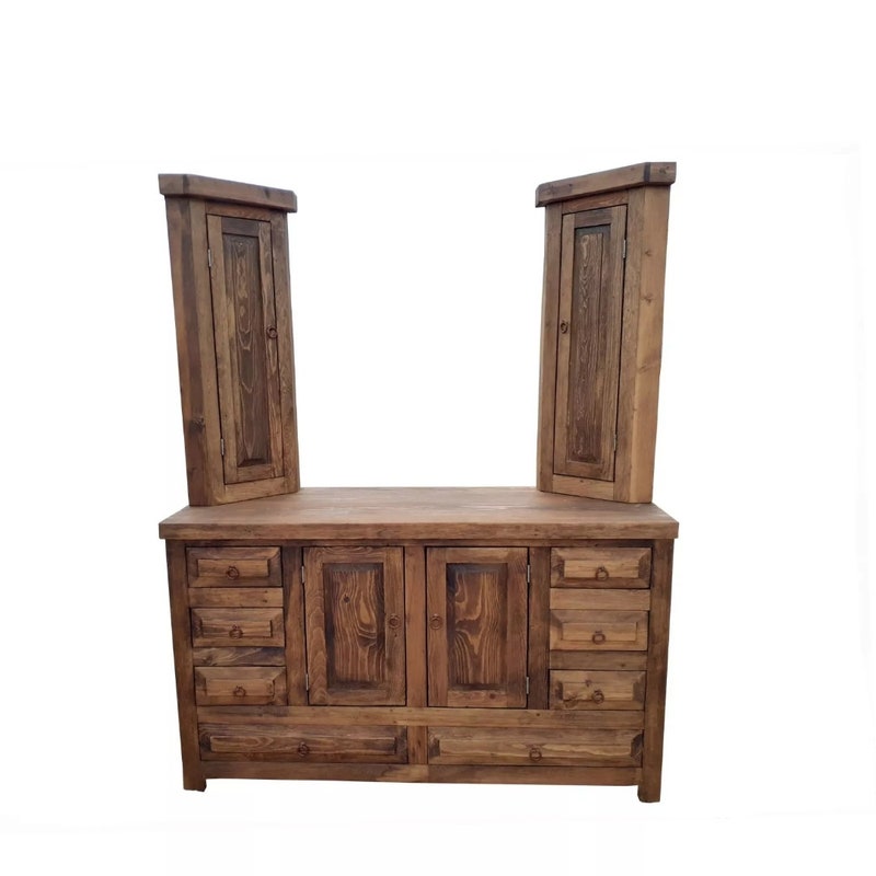 Rustic Bathroom Vanity - Etsy